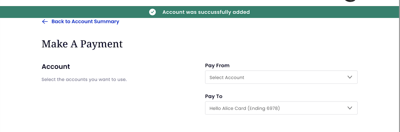 How to Add a "Pay From" Account for my Small Business Mastercard – Hello Alice Support